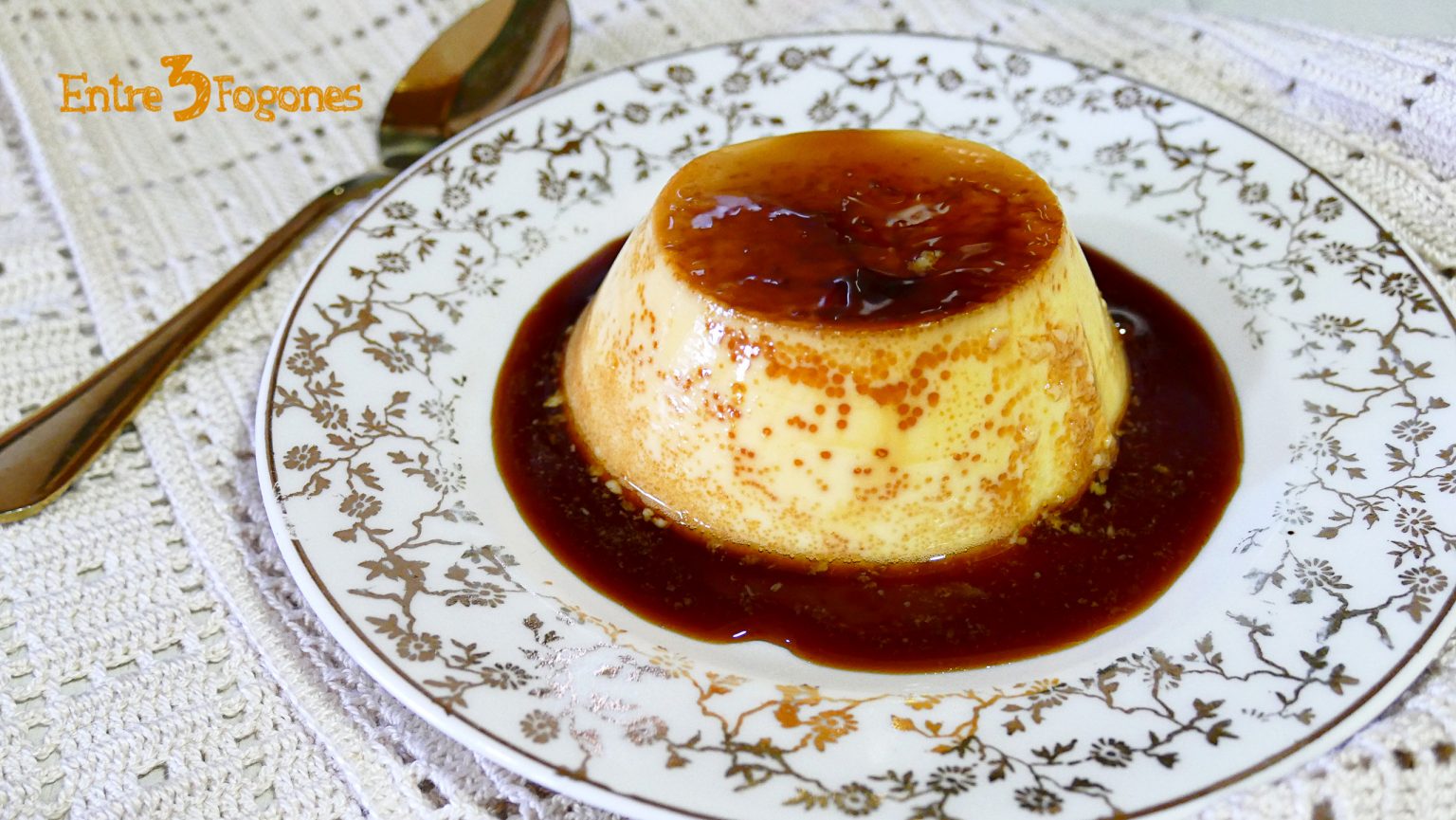 Flan de Café y Chocolate sin Horno