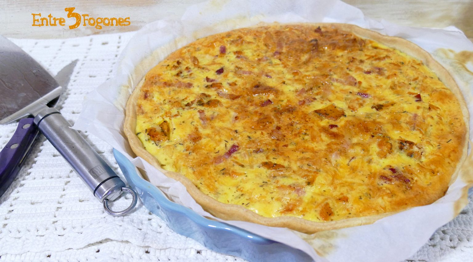 Quiche de Pollo y Bacon