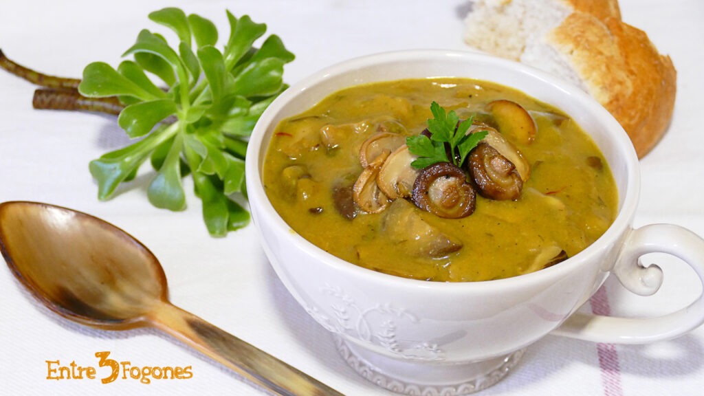 Salsa de Setas sin Nata para Carnes