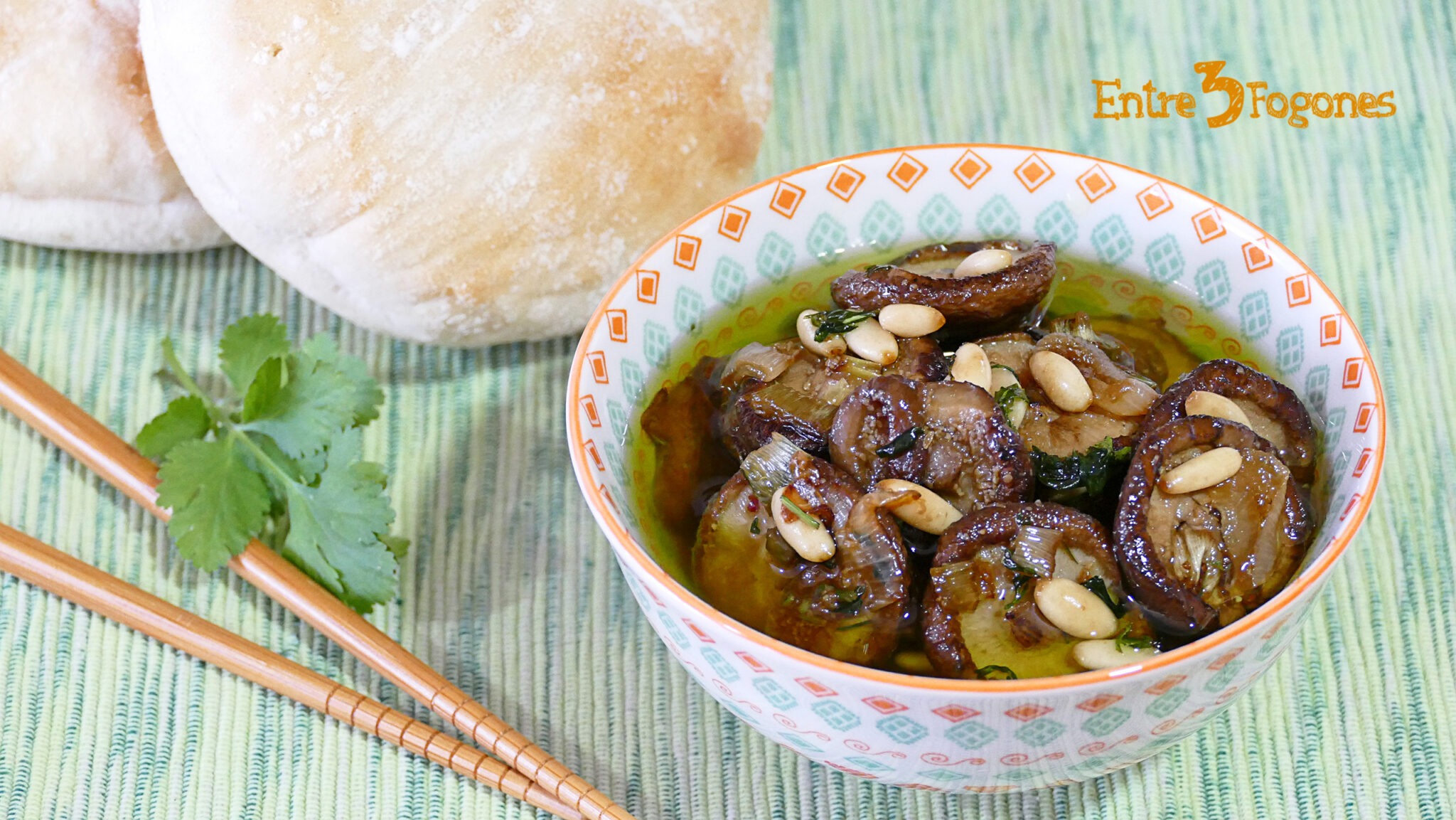 Setas Shiitake Marinadas