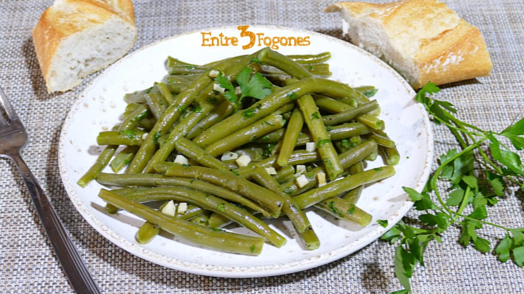 Judías Verdes Salteadas con Ajo y Perejil