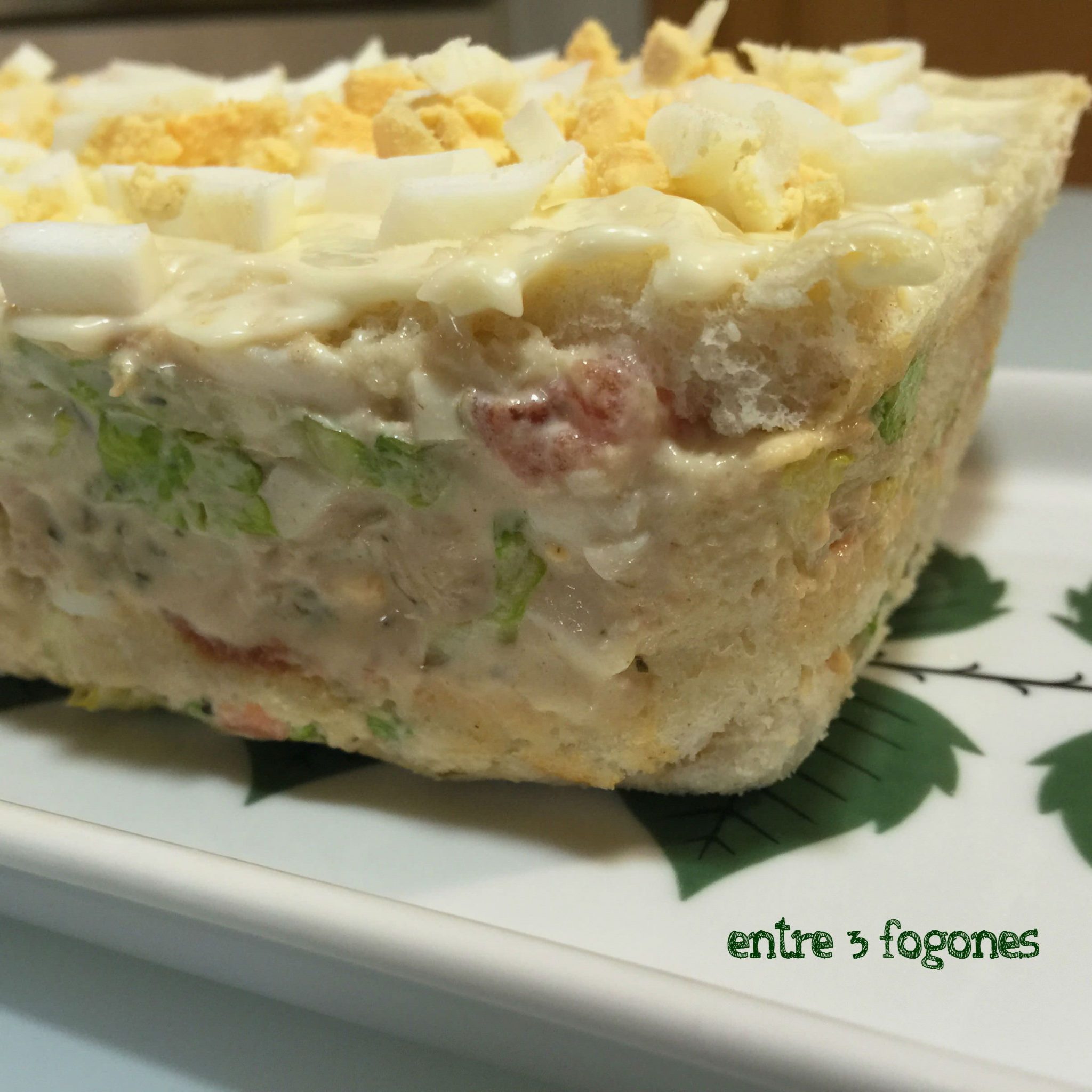 Pastel De Pollo Con Pan De Molde