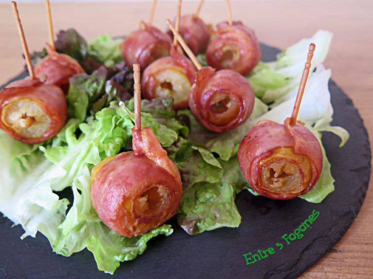 Rollitos de Dátiles con Bacon
